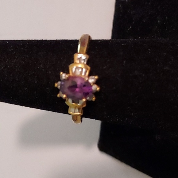 Avon Purple Ring | Jewelry | Vintage Avon Ladies Ring Purple Stone With ...